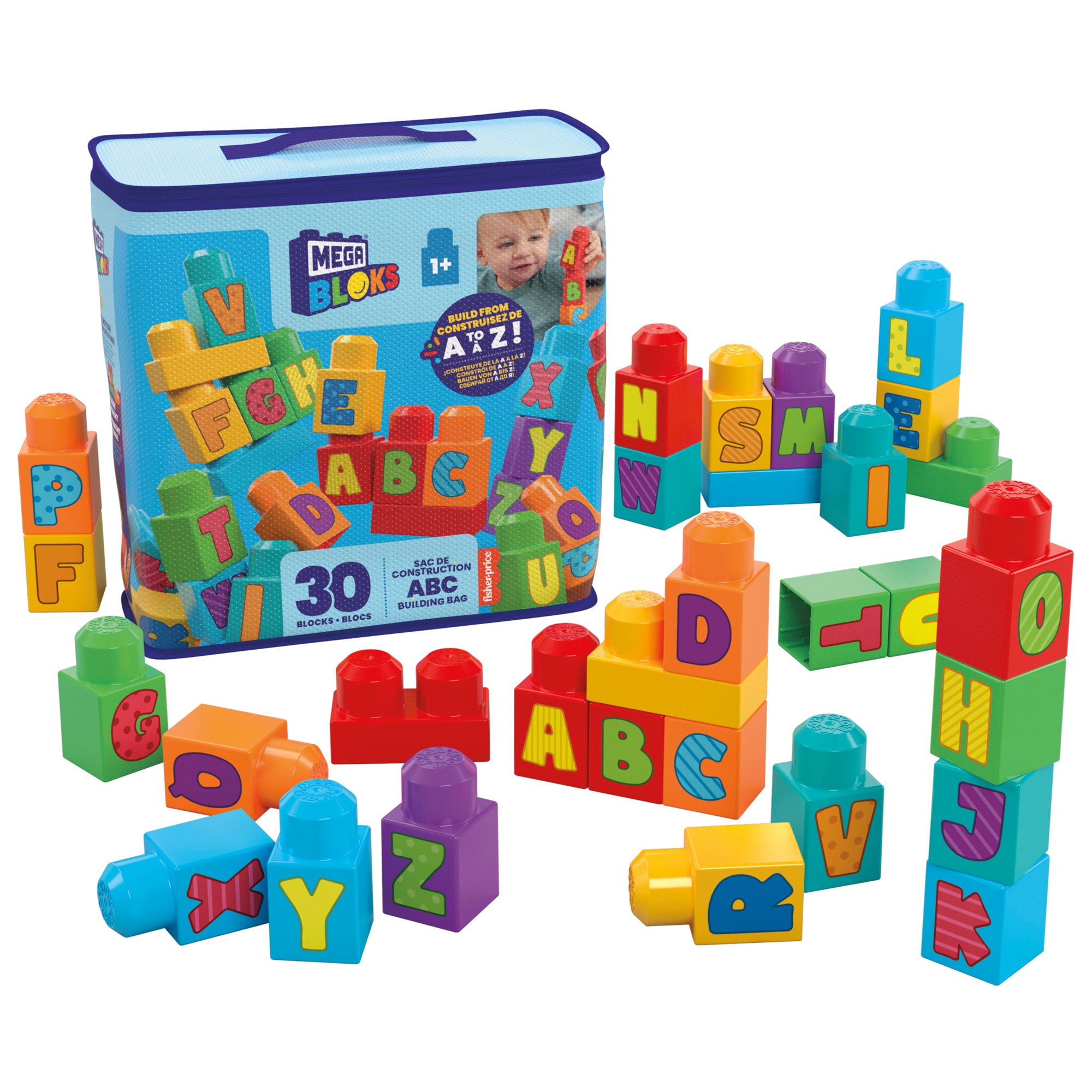Mega Bloks Abc Building Bag – Shop Mattel Australia