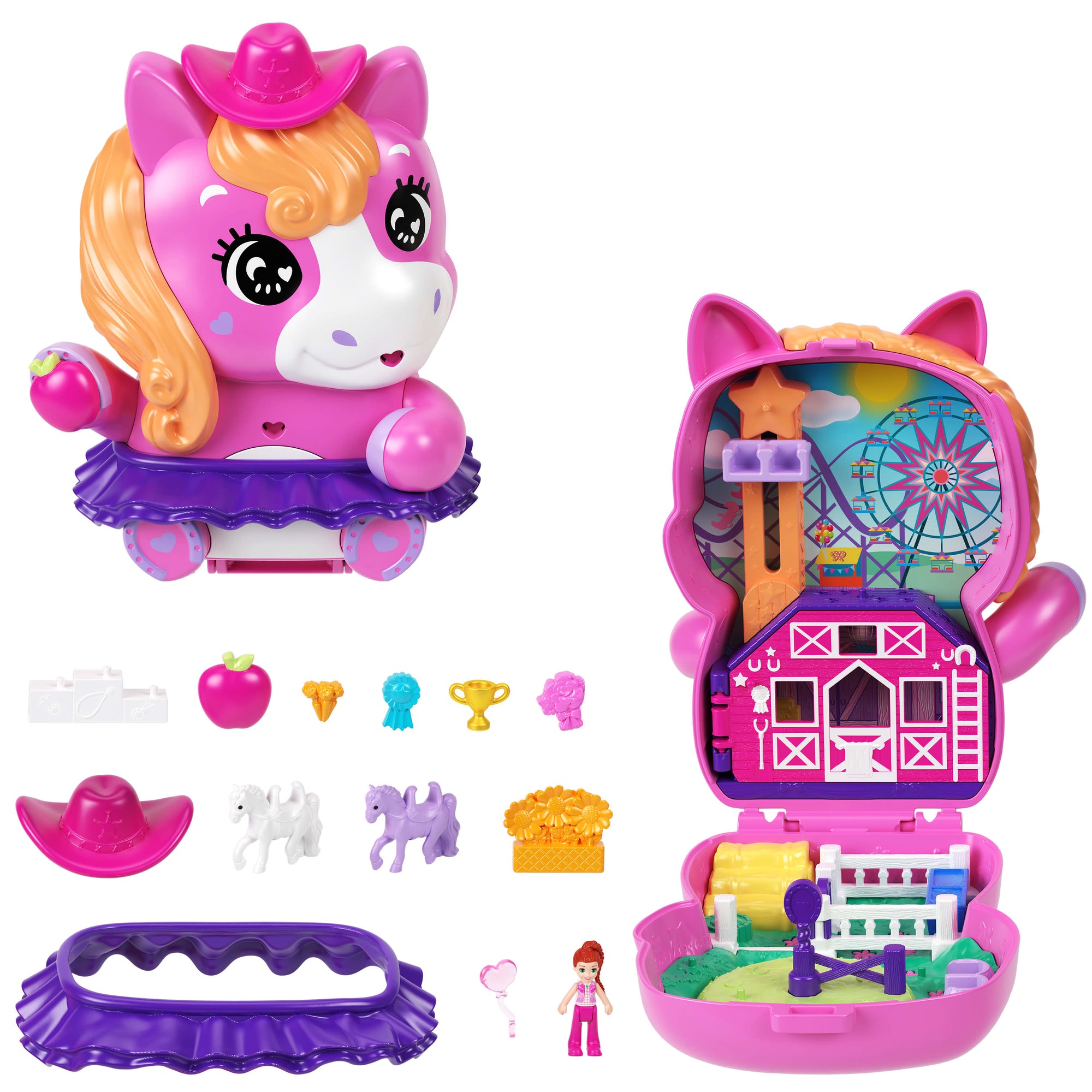 Polly Pocket Pony Rodeo Compact Playset – Shop Mattel Australia
