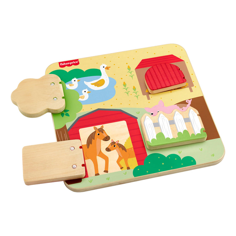 Fisher-Price Wooden Farm Animals Board – Shop Mattel Australia